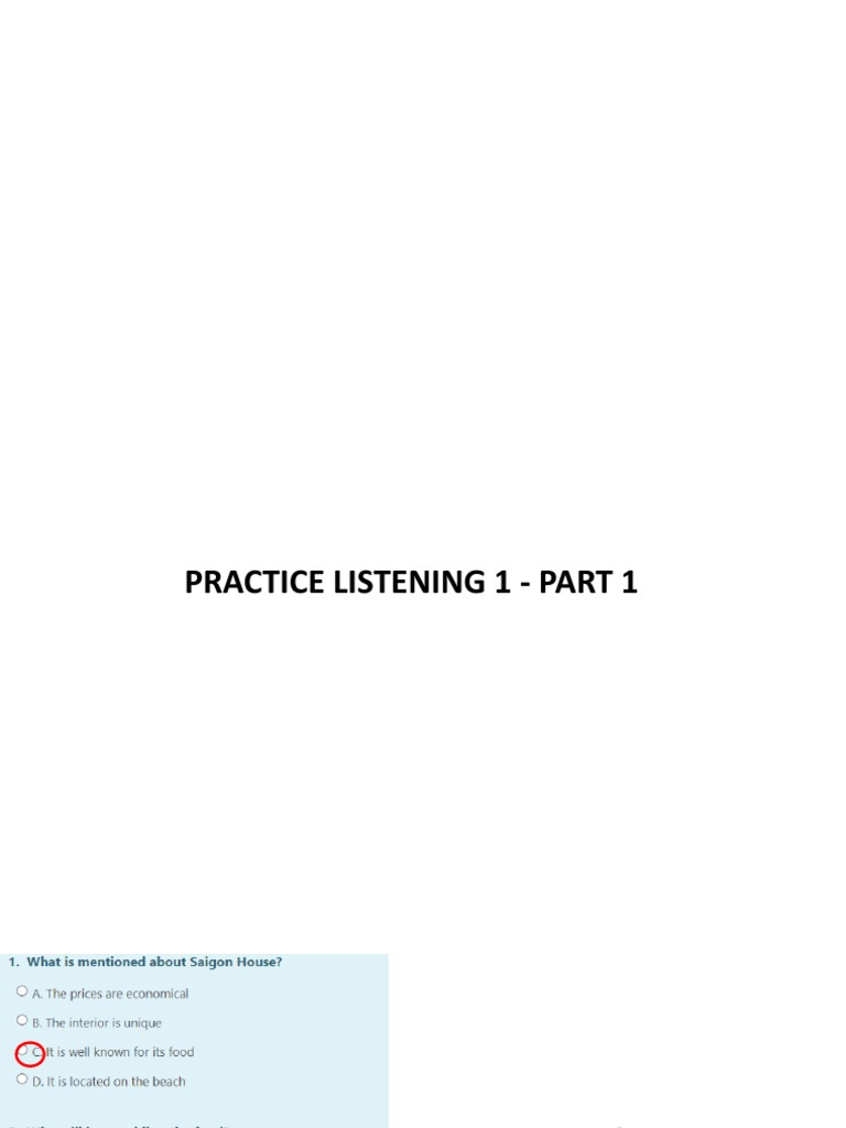 Vstep Practice Listening - Self Study | PDF | Airship | Cognition