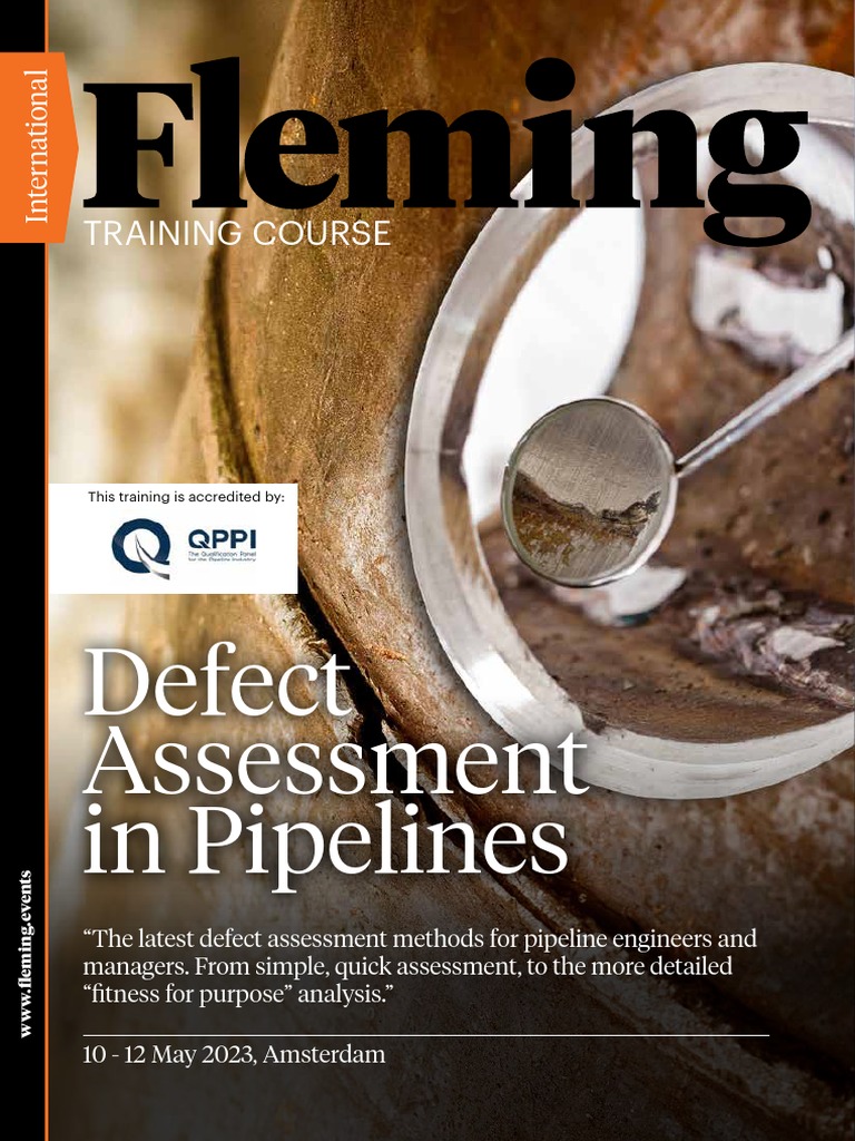 Pipeline Defect Assessment Training | PDF | Fatigue (Material) | Pipeline Transport