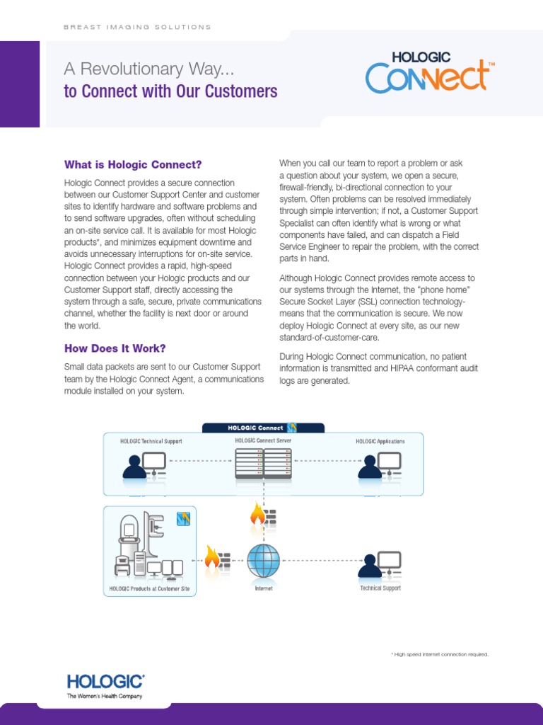 Hologic Connect Data Sheet | Download Free PDF | Internet | Transport ...