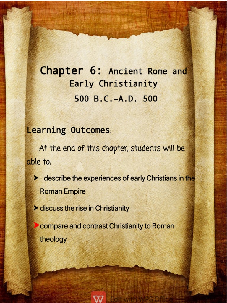 Ancient Rome & Christianity Overview | PDF | Ancient Rome | Roman Republic