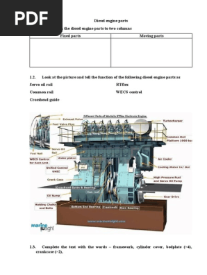 Diesel Engine Parts And Functions Pdf
