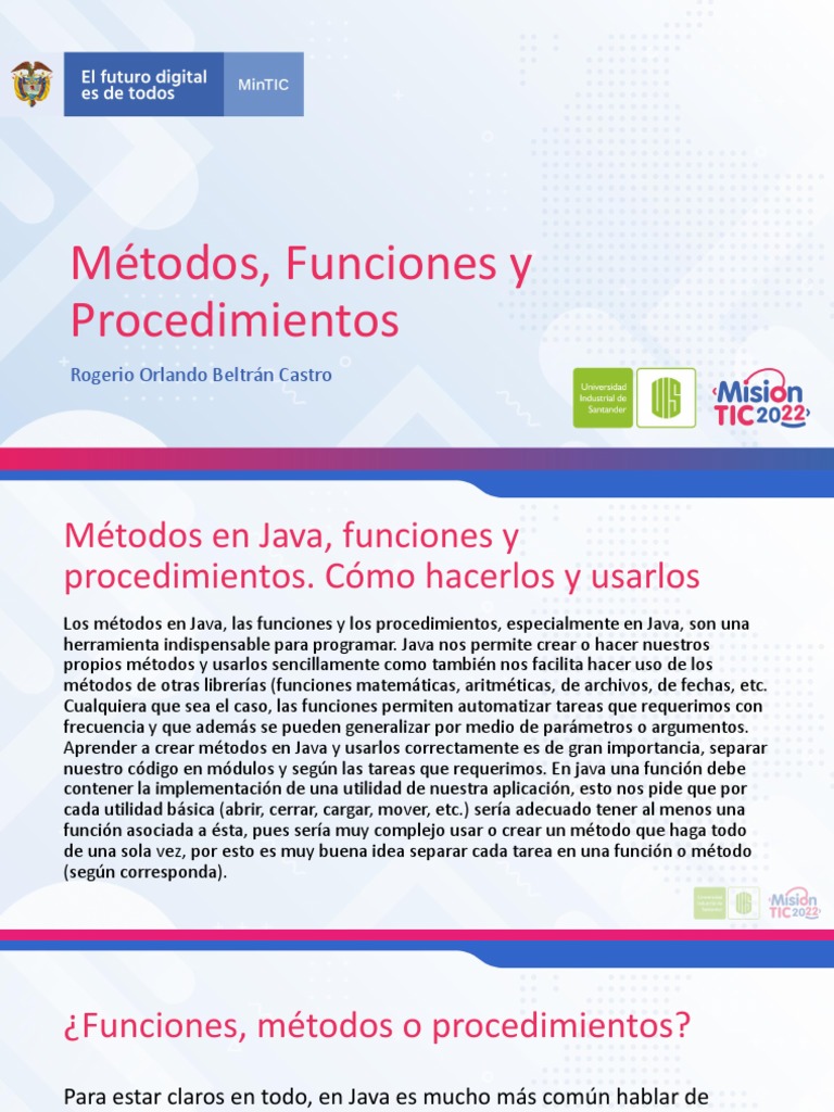 C Metodos | PDF | Java (lenguaje de programación) | Objeto (informática)