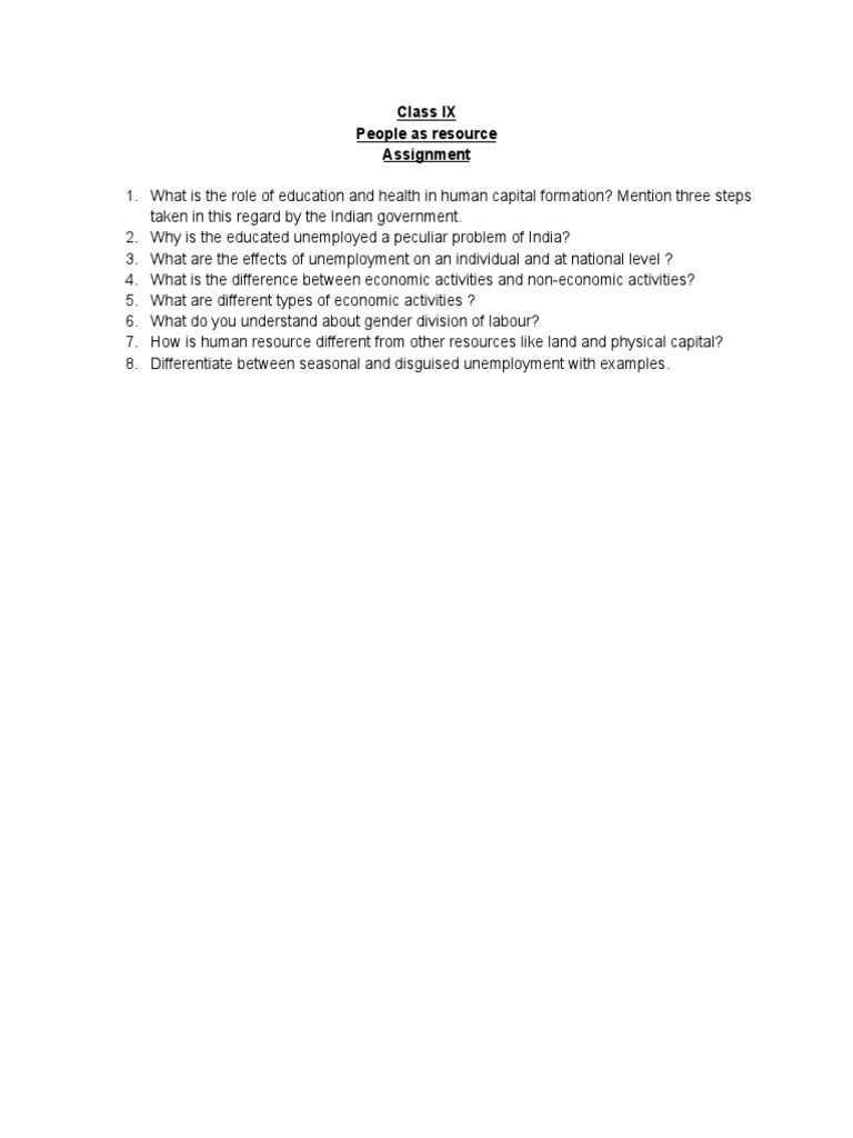 People As Resource | PDF | Career & Growth | Social Science