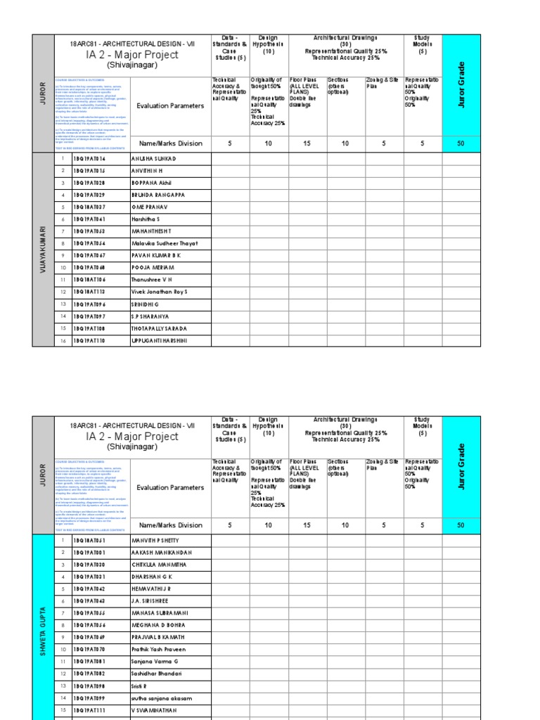 IA 2 - Juror Sheet | PDF