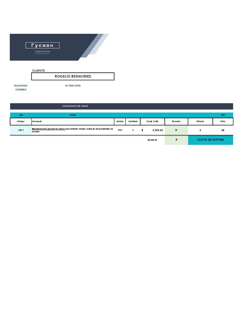 Ty DR Departamento Hvac Base | PDF