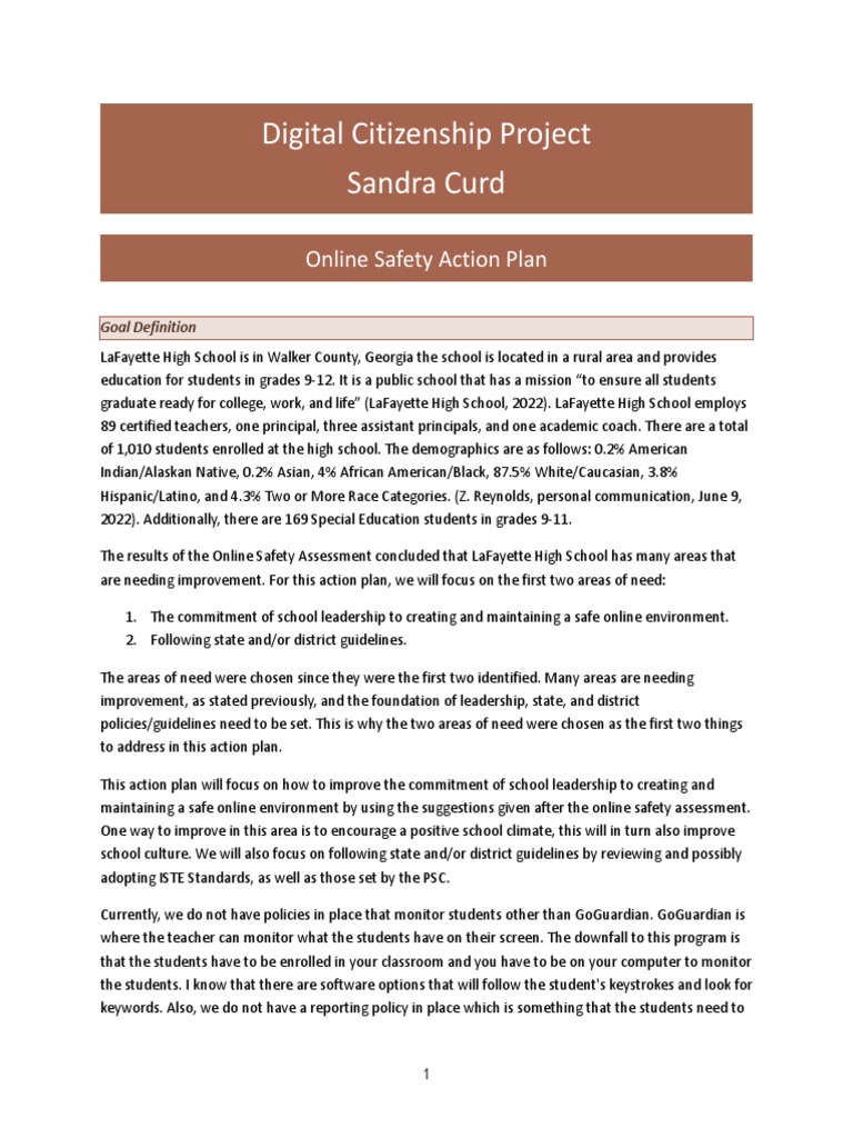 Digital Citizenship Project | PDF | Privacy | Social Media