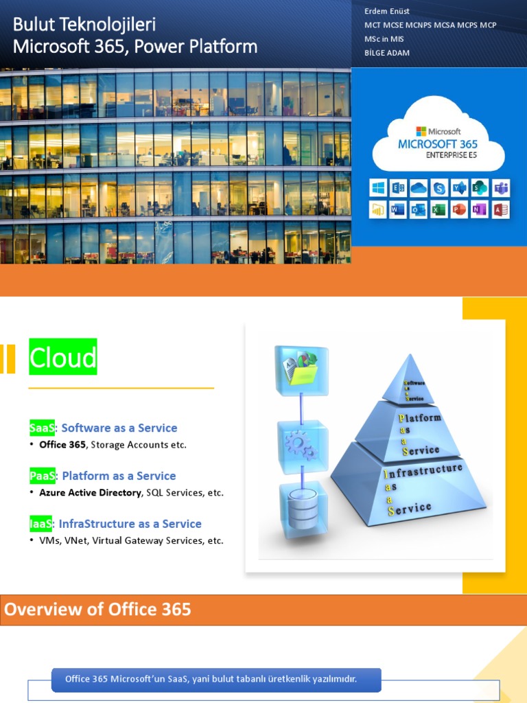 Microsoft 365 Cloud Technologies | PDF | Software As A Service | Mobile App