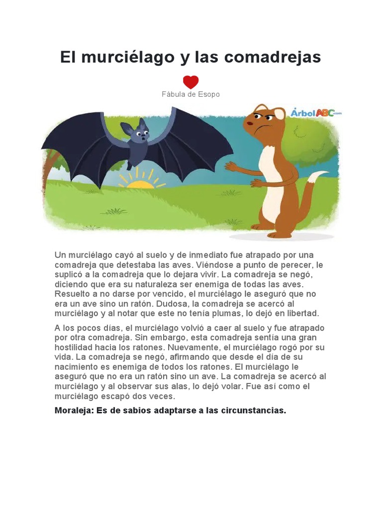 El Murciélago y Las Comadrejas | PDF | Libros para adolescentes