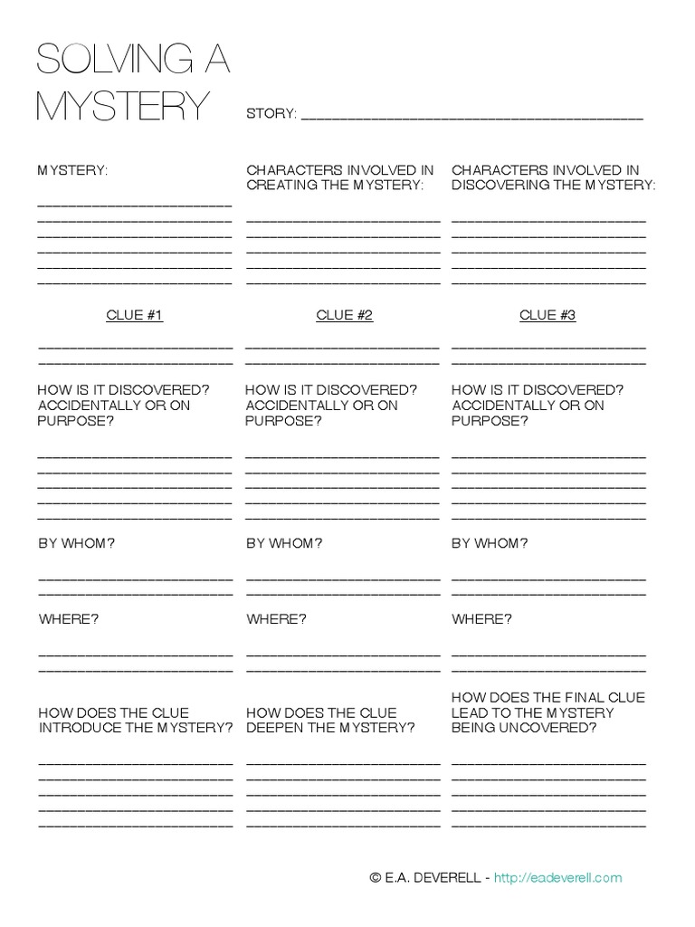 Solving A Mystery | PDF