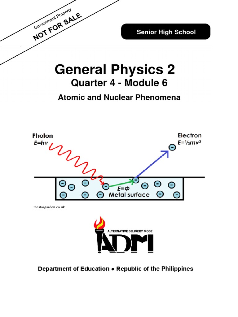 GenPhysics2 Q2-Module-6 Removed | PDF | Emission Spectrum | Radioactive Decay