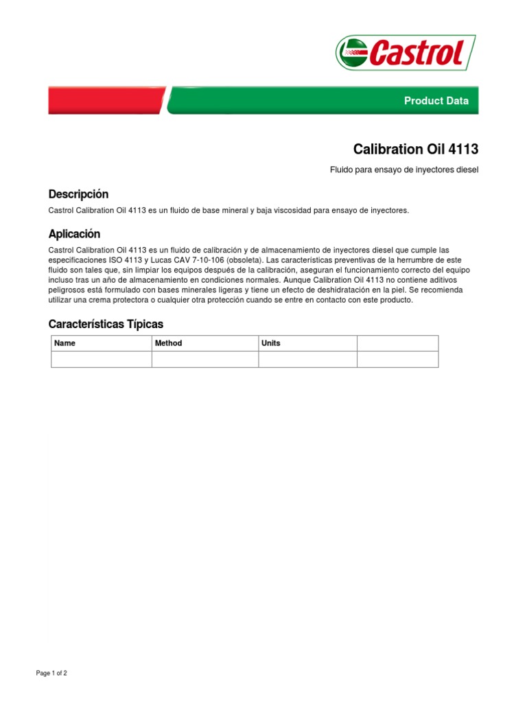 Calibration Oil 4113-Pds-Esp | PDF | Química