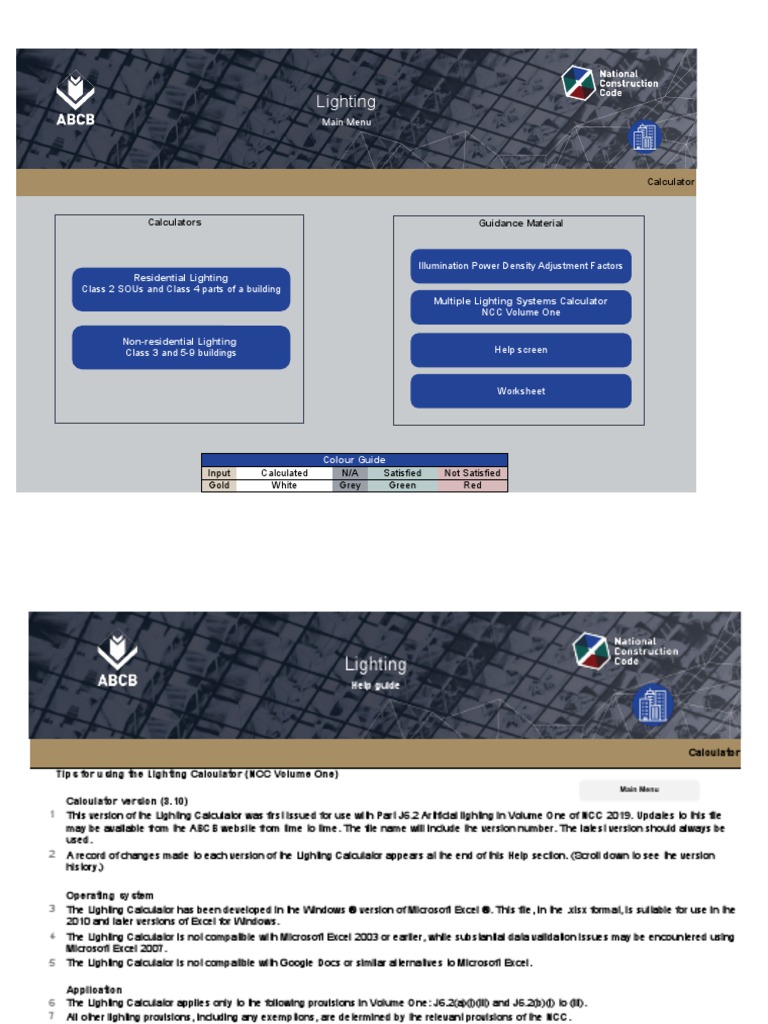 Calculator 2019 Lighting Volume One-1 | PDF | Lighting | Display Resolution