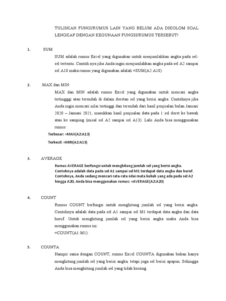 Essay Ms Excel | PDF