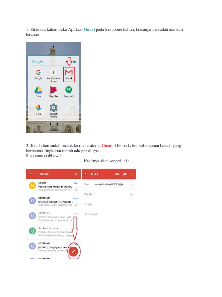 Cara Kirim Email | PDF