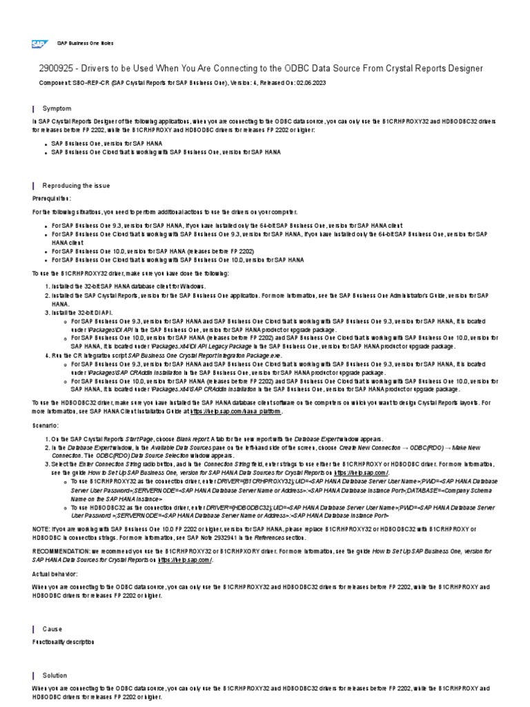 Odbc | PDF | 64 Bit Computing | Cloud Computing