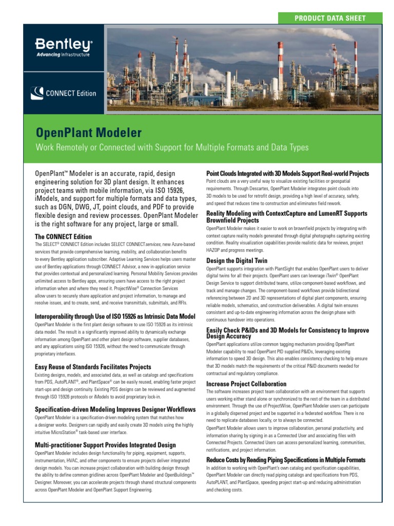 PDS OpenPlant Modeler LTR en LR | PDF | 3 D Computer Graphics | 3 D ...