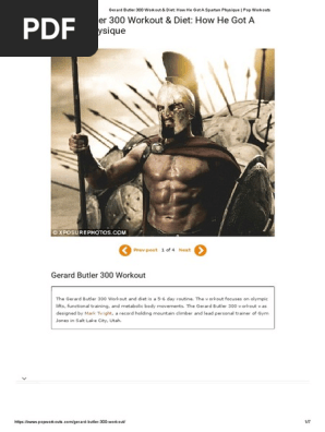 Gerard Butler 300 Workout Before And After Gerard Butler's Six Hour