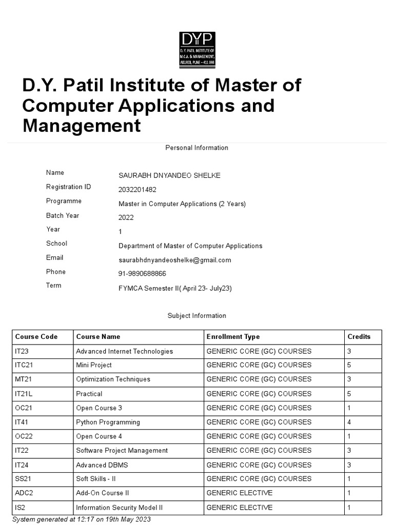 CollPoll Subject Reg | PDF | Application Software | Computer Science