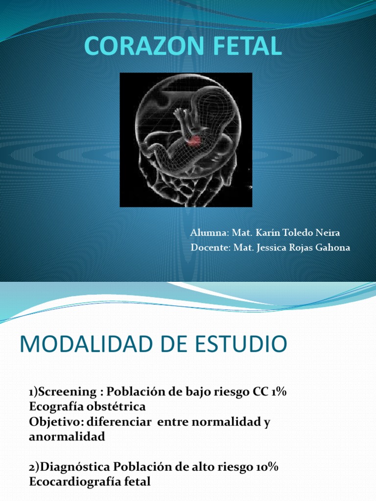 Corazon Fetal | PDF | Ventrículo (corazón) | Feto