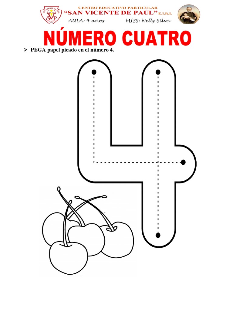 Actividades con los números 4 y 5 | PDF