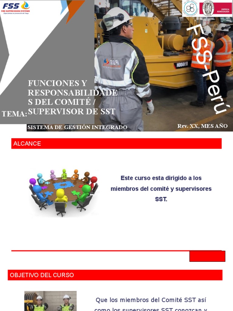 Funciones y Resp. Comite o Supervisor SST | PDF | Quórum | Seguridad y salud ocupacional