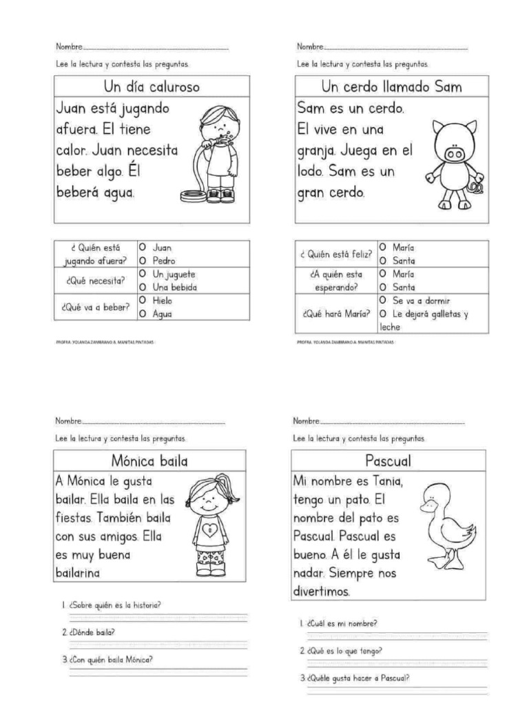 Lecturas de Cuentos Cortos | PDF