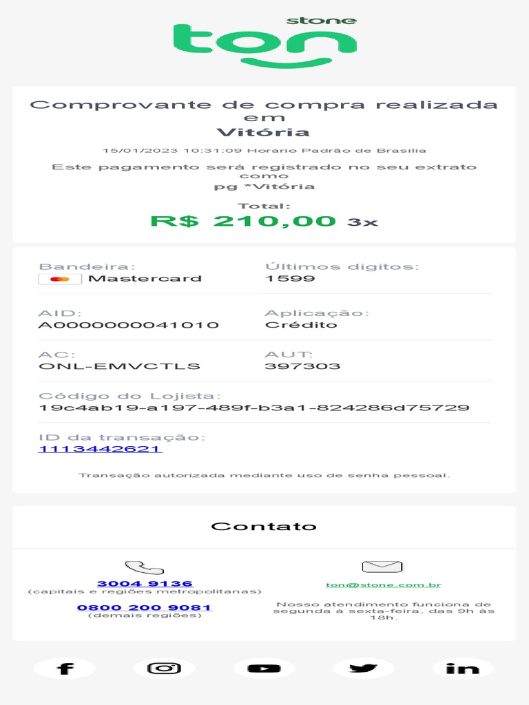 Ton Comprovante | PDF