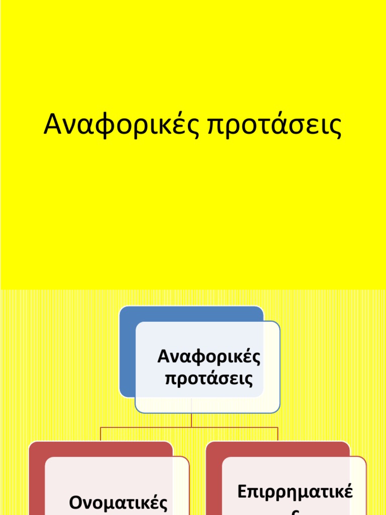 Αναφορικές προτάσεις | PDF