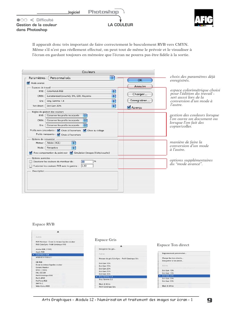 Module 19 Numerisation Et Traitement Des Images | PDF | Graphisme | Vision