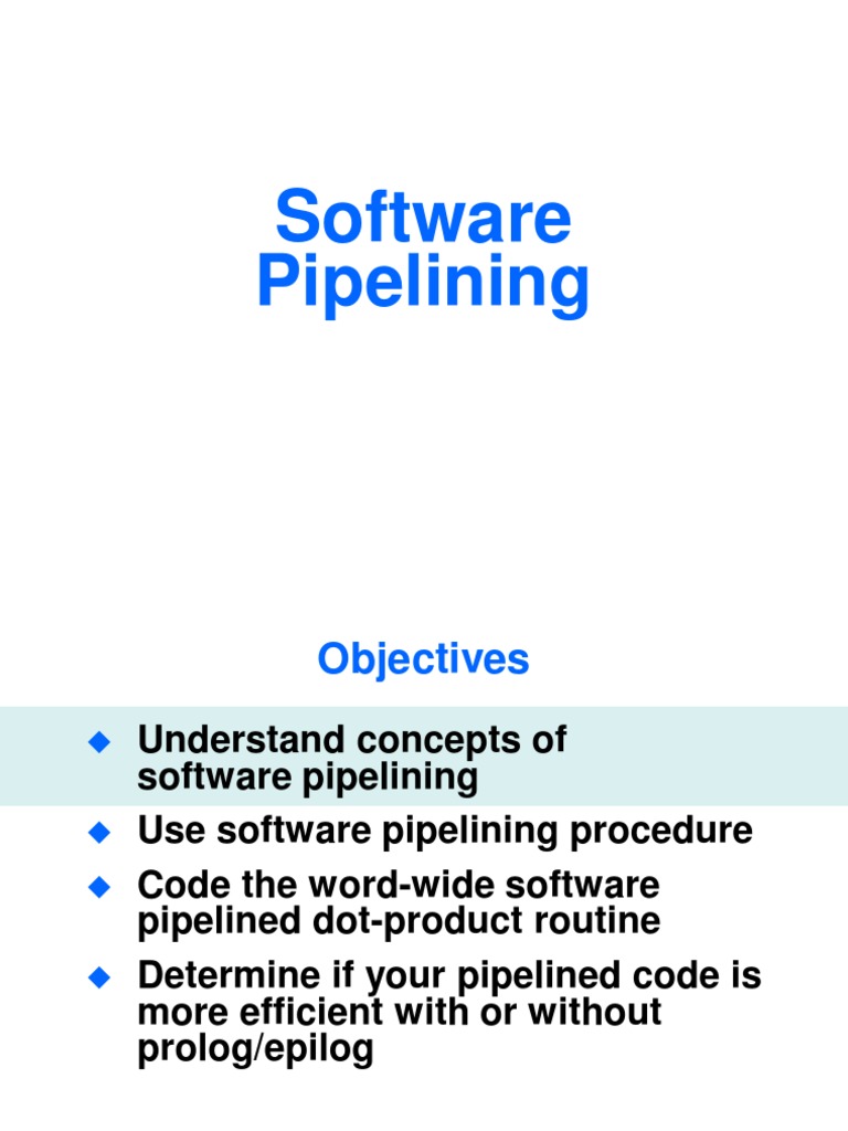 C6000 DSP Software Pipelining Guide | PDF | Control Flow | Program Optimization
