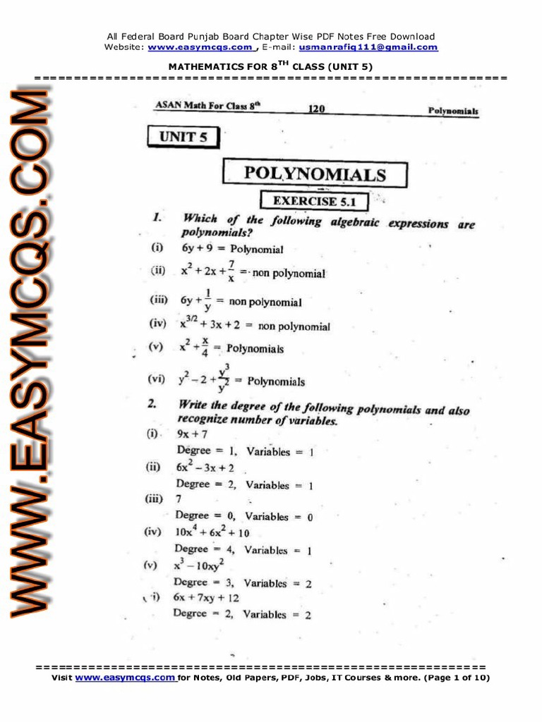 Basic Maths Notes | PDF