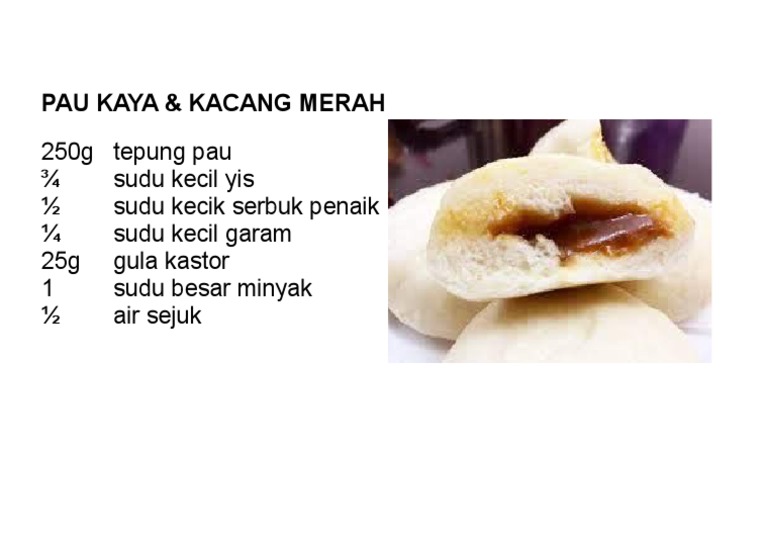 Resepi Pau | PDF