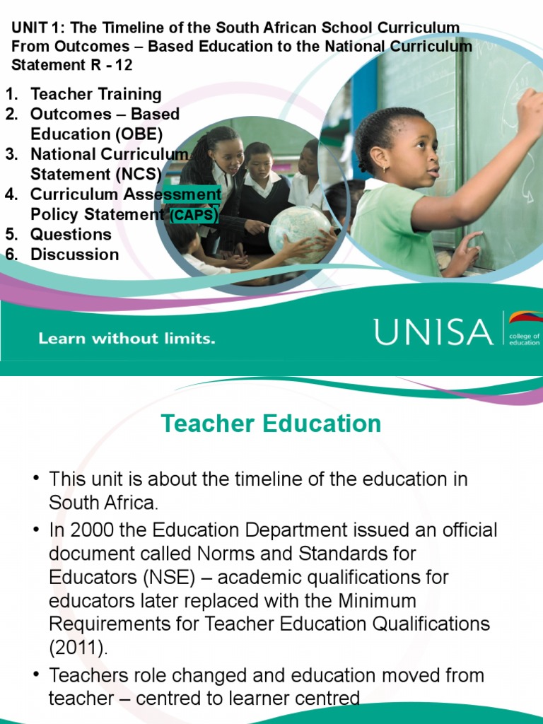 3702 - Unit 1 CAPS Timeline | PDF | Curriculum | Teachers