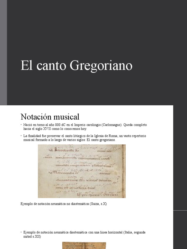 Características del Canto Gregoriano | PDF | Canto gregoriano | imperio ...