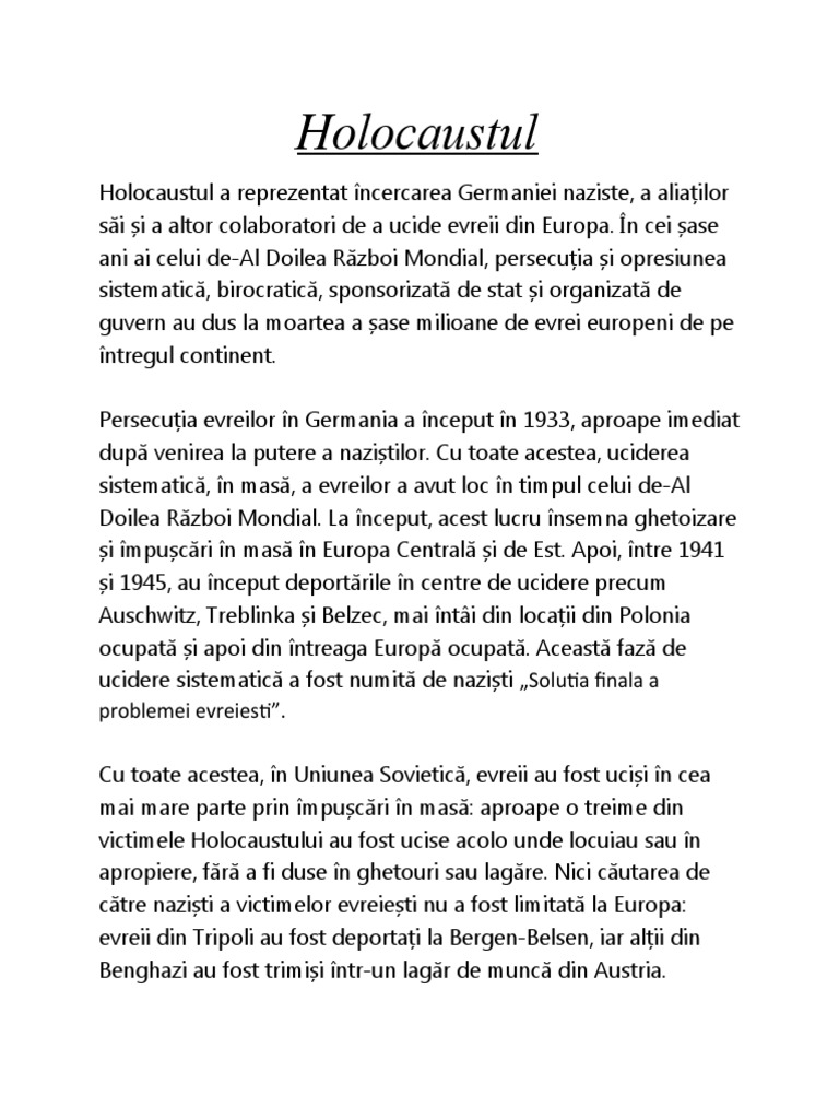 Holocaustul | PDF