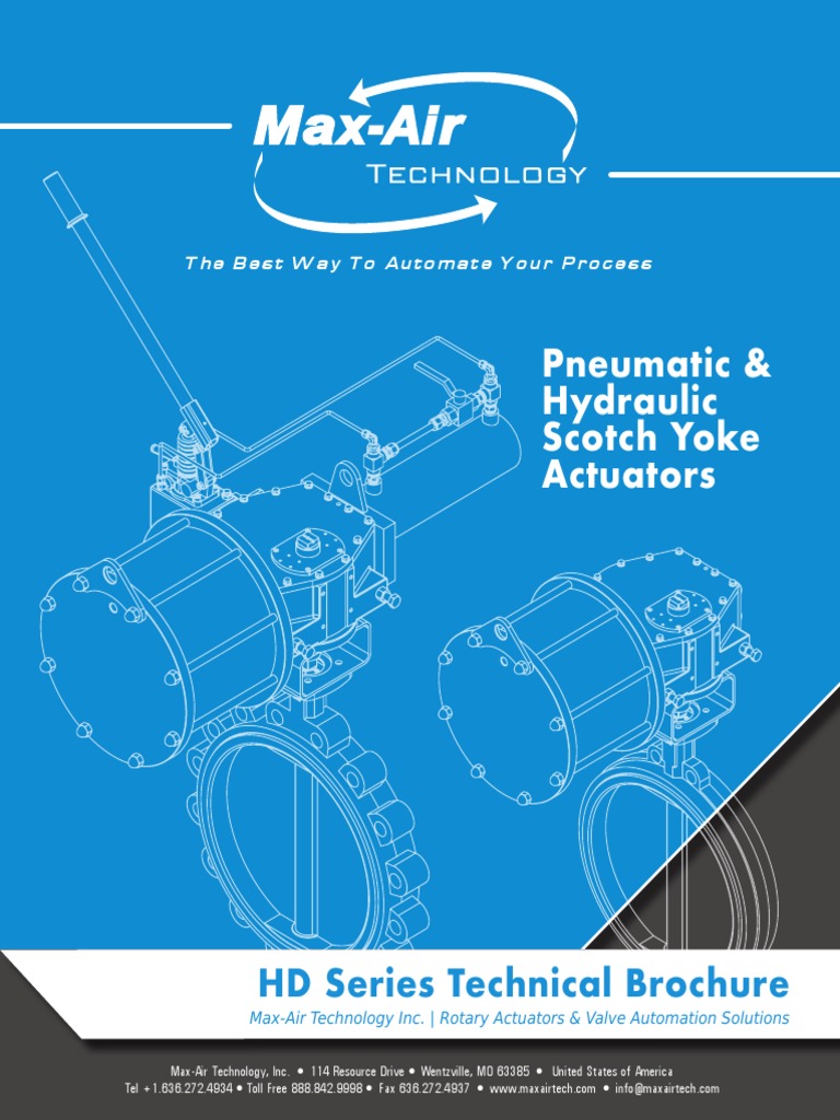 07-Max-Air TechnicalBrochure HDSeries | PDF | Actuator | Steel
