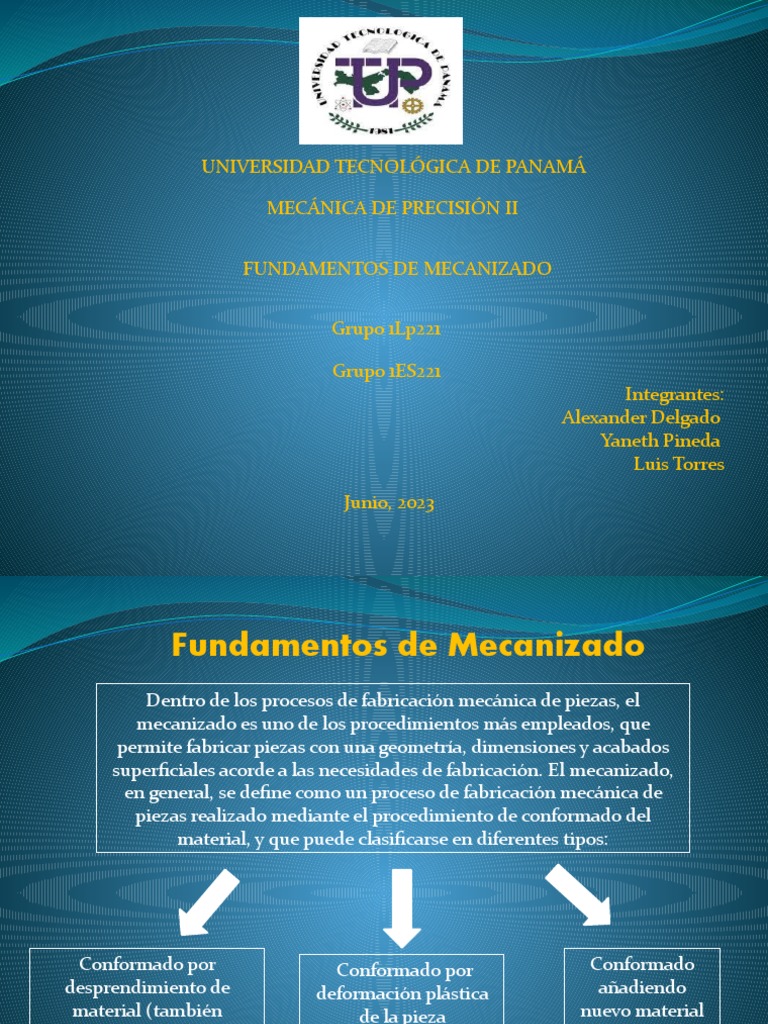 Presentacion Mecanica Con Portada | PDF | Mecanizado | Ciencias fisicas