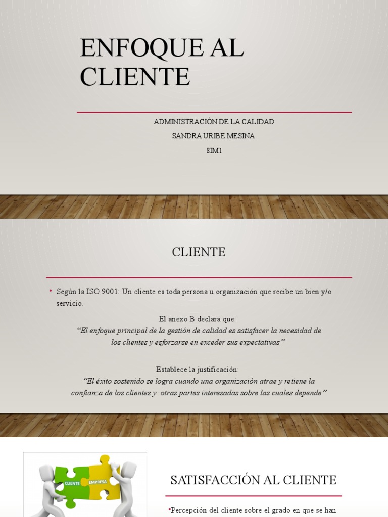 Enfoque Al Cliente | PDF