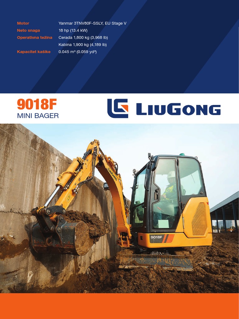 LiuGong 9018F-Stage V-Prevod e Brosura | PDF