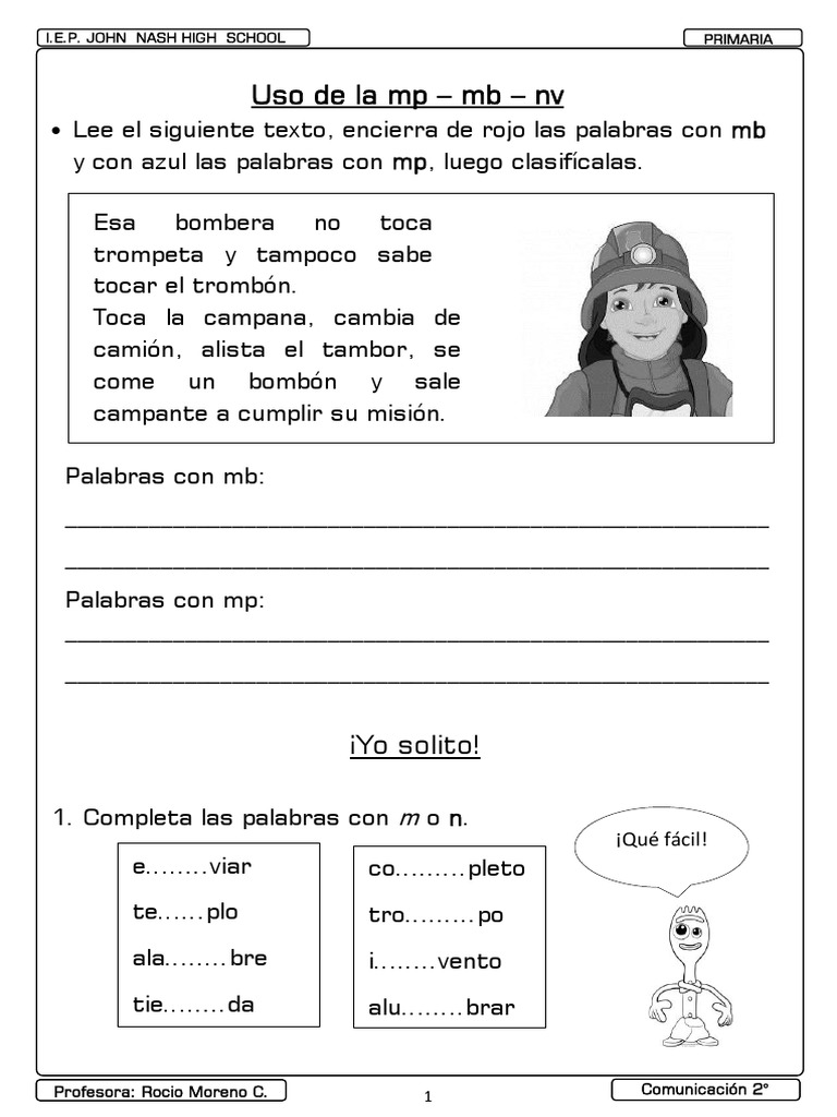 Ficha El Uso de La MP MB NV - 2023 | PDF