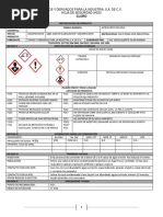Hoja de Seguridad Pinol 2023 | PDF | Residuos | Toxicidad