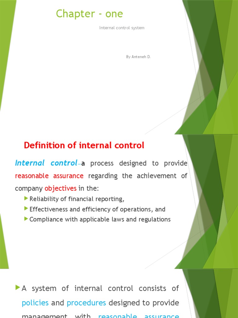 Auditing Principles and Practices II CH I | PDF | Internal Control | Audit