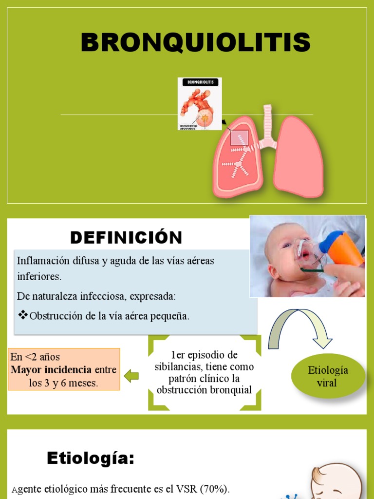 BRONQUIOLITIS | PDF | Sistema respiratorio | Ciencias de la Salud