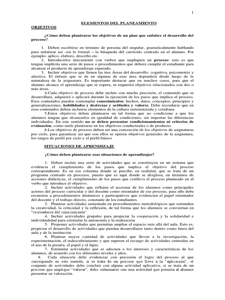 Elementos y Modelo de Plan de Clase | PDF | Evaluación | Aprendizaje