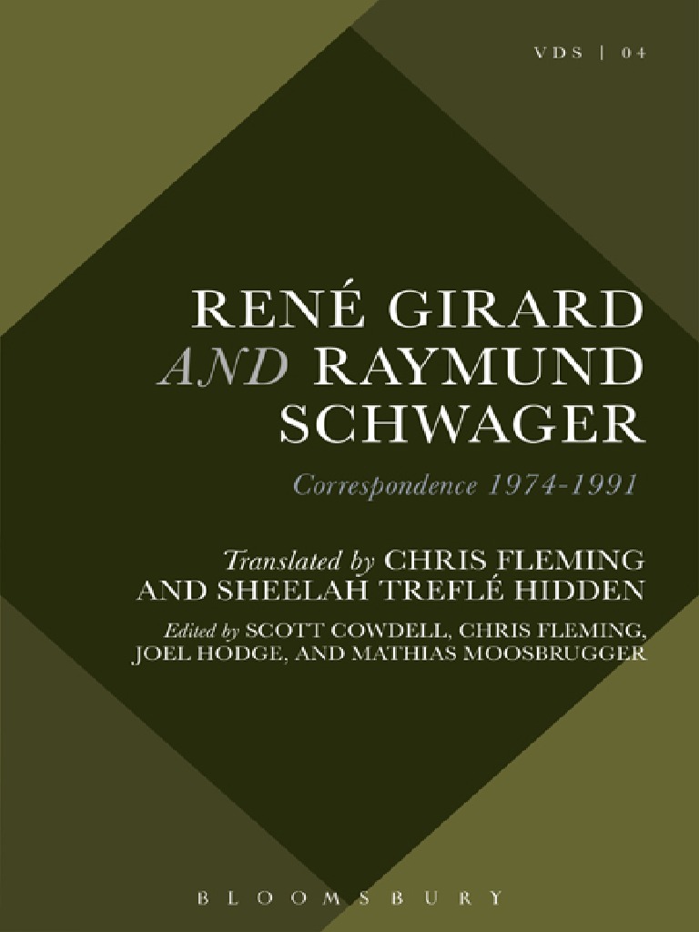 2016 Rene Girard Etal - Rene Girard and Raymund Schwager ...