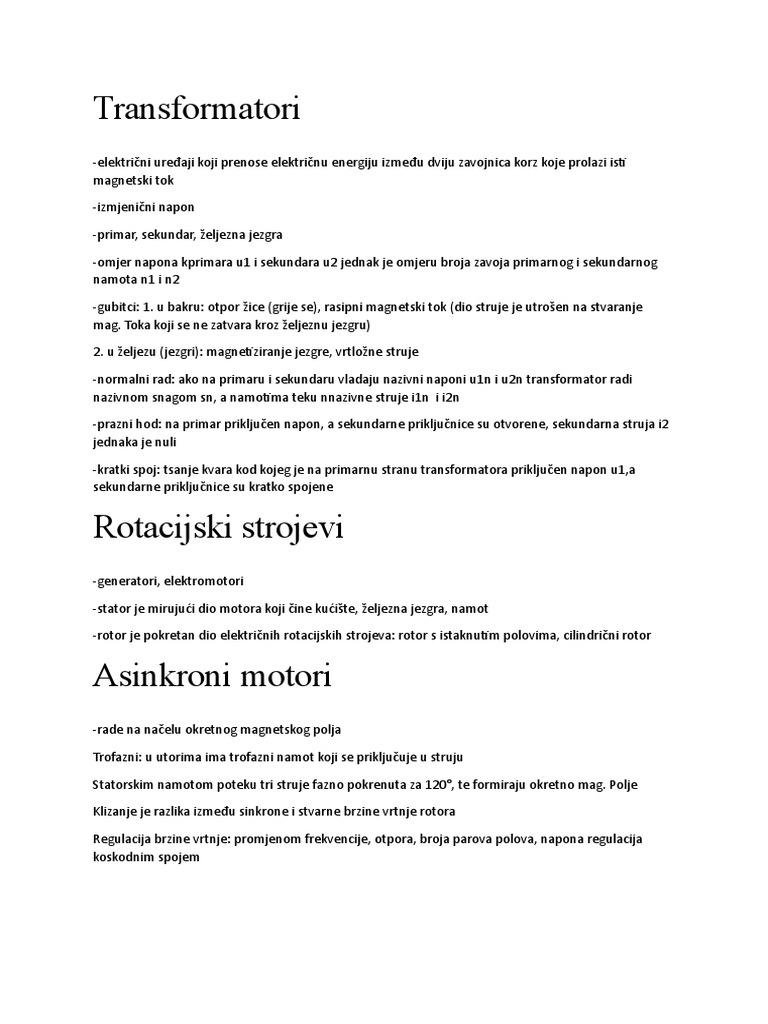 Transformatori | PDF