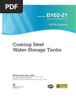 AWWA D100-11 Welded Carbon Steel Tanks For Water Storage | PDF