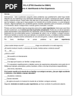 Pcl5 Scoring and Interpretation | PDF