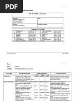 Job Hazard Analysis Changing A Tire Example | PDF | Tire | Nut (Hardware)
