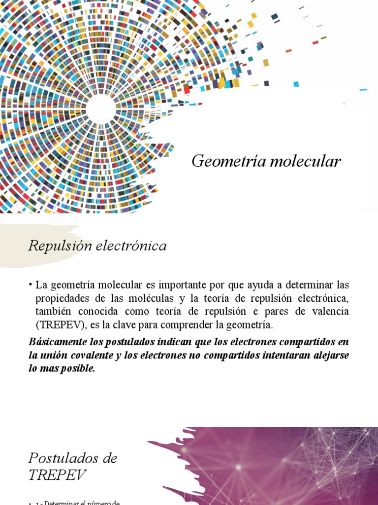 Geometria Molecular Modificado | PDF | Polaridad química | Enlace covalente